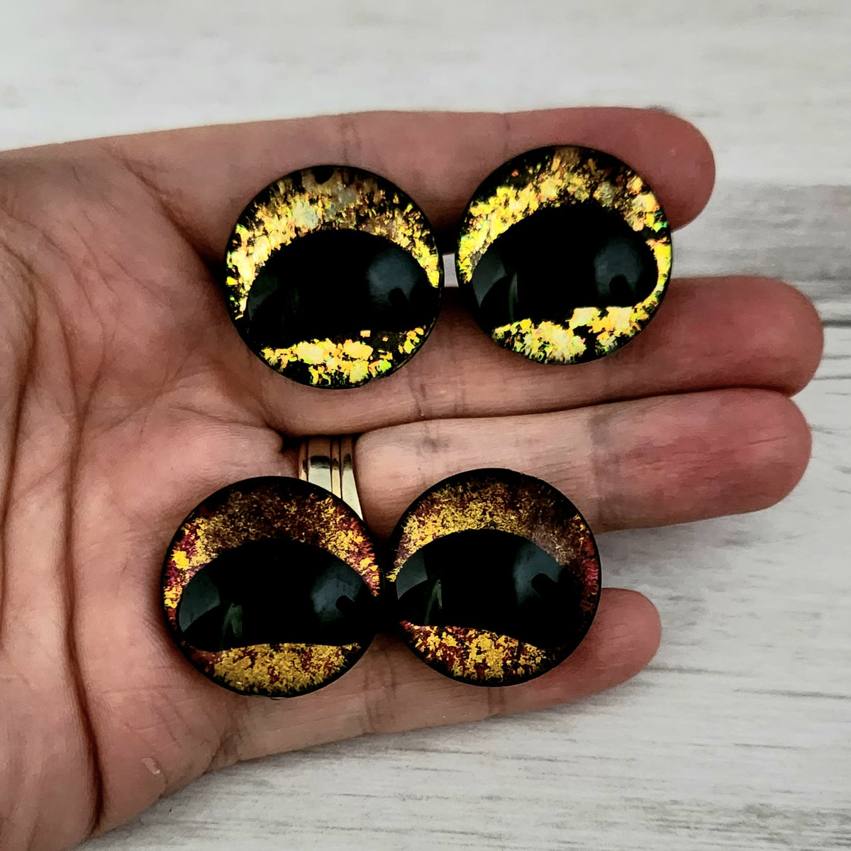 3D or SINKER Style Eyes – Suncatcher Craft Eyes