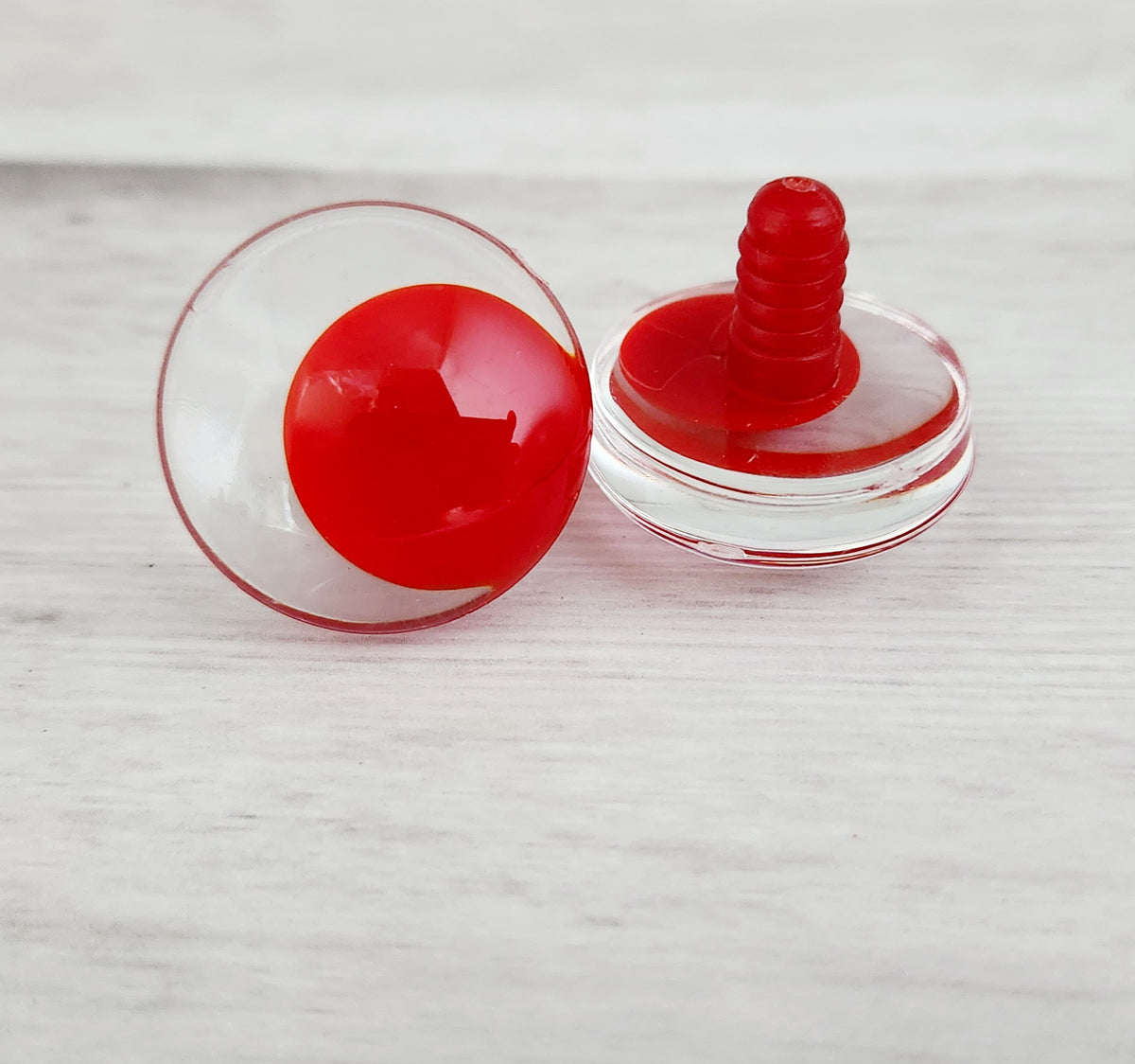 Clear Playful Zombie SINKER Eyes by the Pair – Suncatcher Craft Eyes