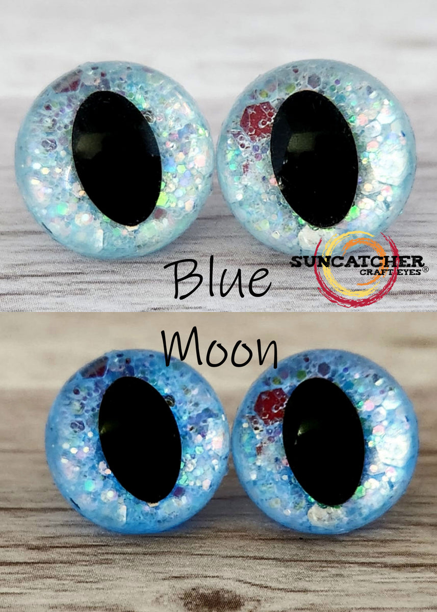 Biolume Glitter Cat Eyes by the Pair – Suncatcher Craft Eyes