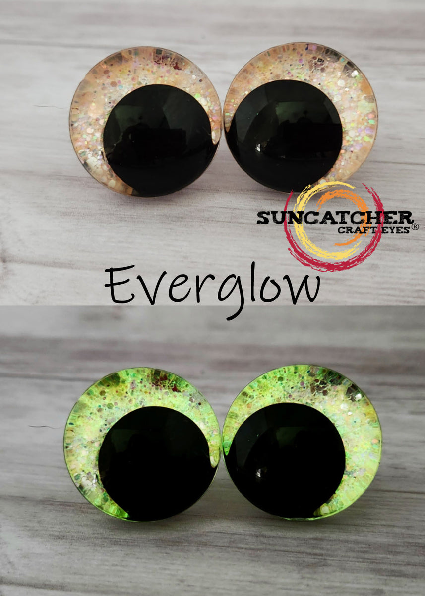 Playful Biolume Glitter Craft Eyes by the Pair – Suncatcher Craft Eyes