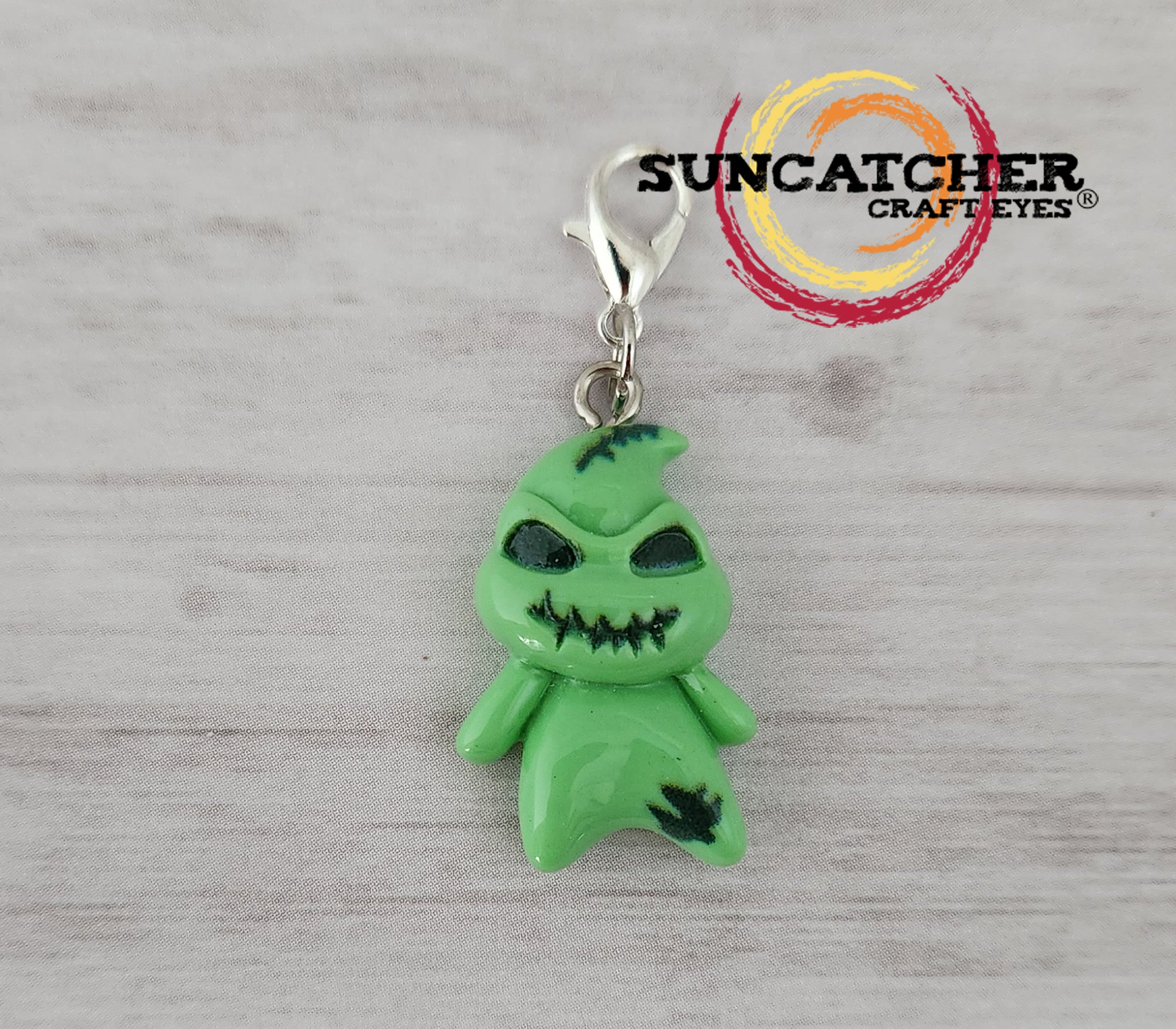 Green Boogie Man Stitch Marker – Suncatcher Craft Eyes