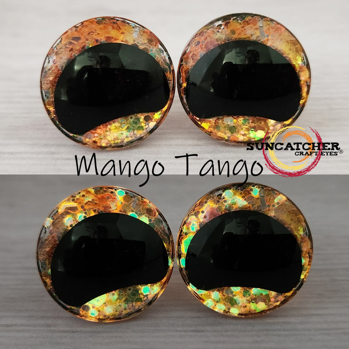 Groovy Confetti Glow GOAT Eyes Combo – Suncatcher Craft Eyes