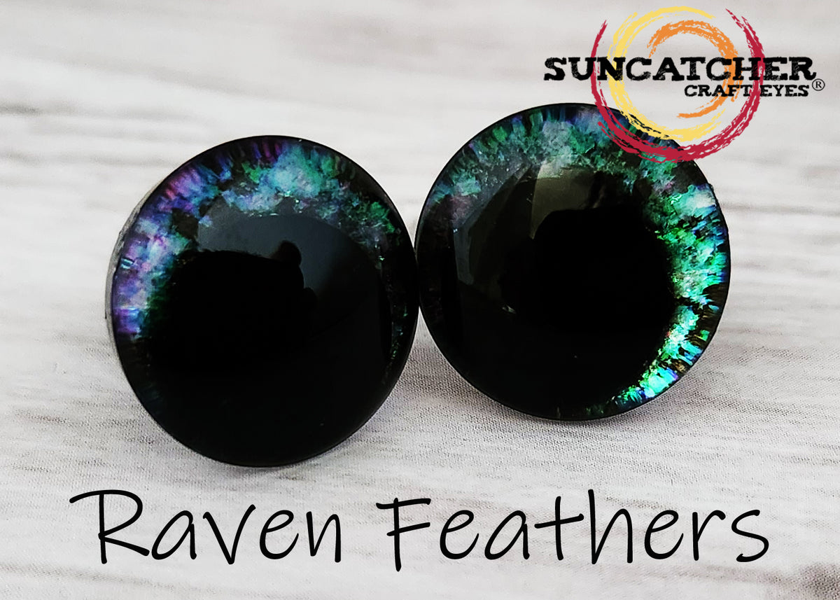 Playful Obsidian Dreams SINKER Eyes – Suncatcher Craft Eyes