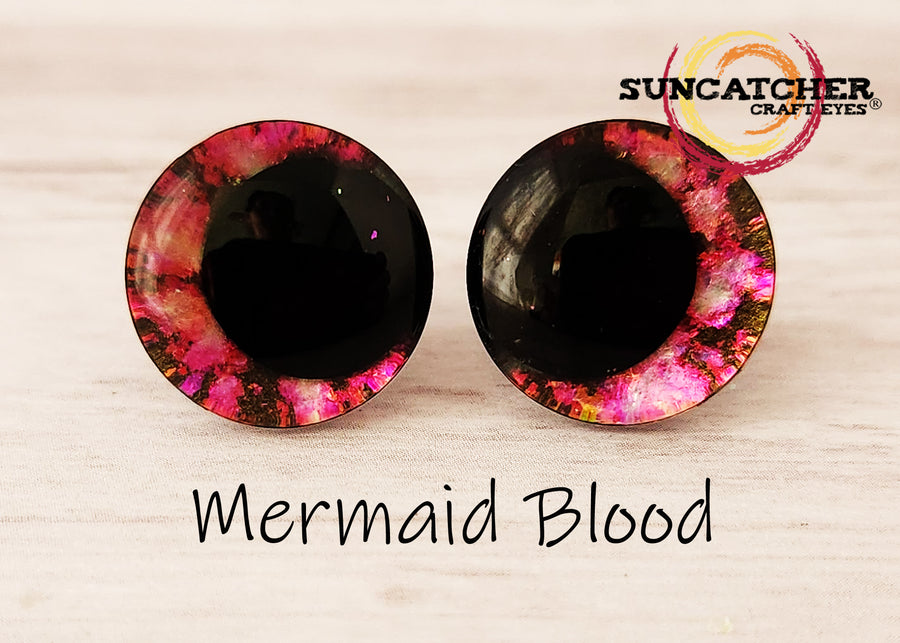 Playful Obsidian Dreams SINKER Eyes – Suncatcher Craft Eyes