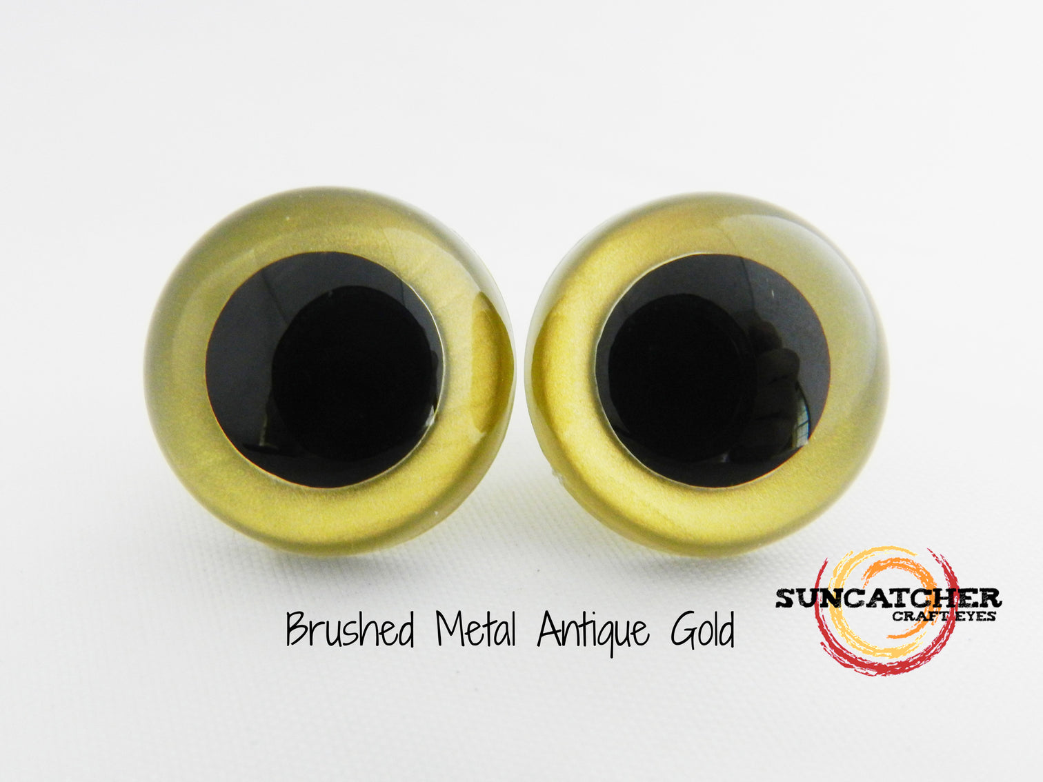 Brushed Metal Craft Eyes by the Pair – Suncatcher Craft Eyes