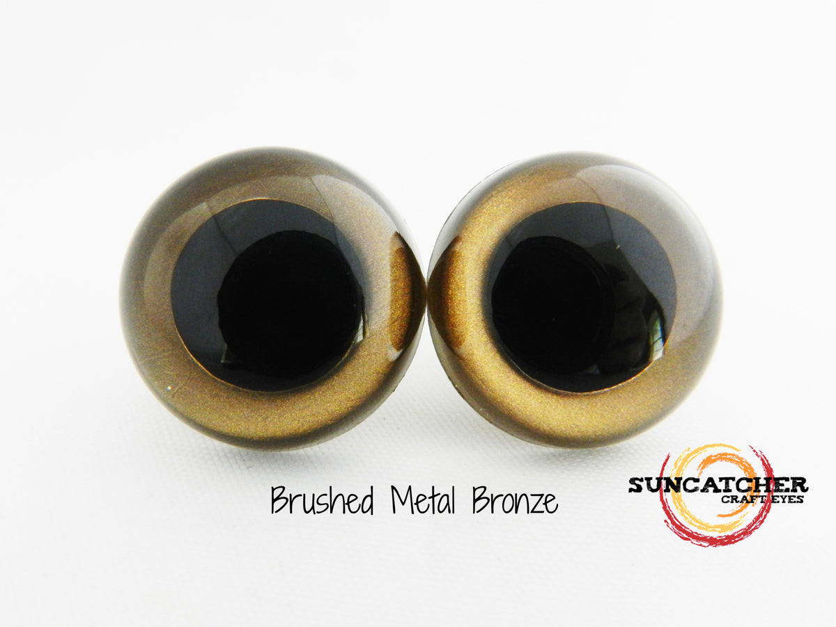 Brushed Metal Craft Eyes by the Pair – Suncatcher Craft Eyes