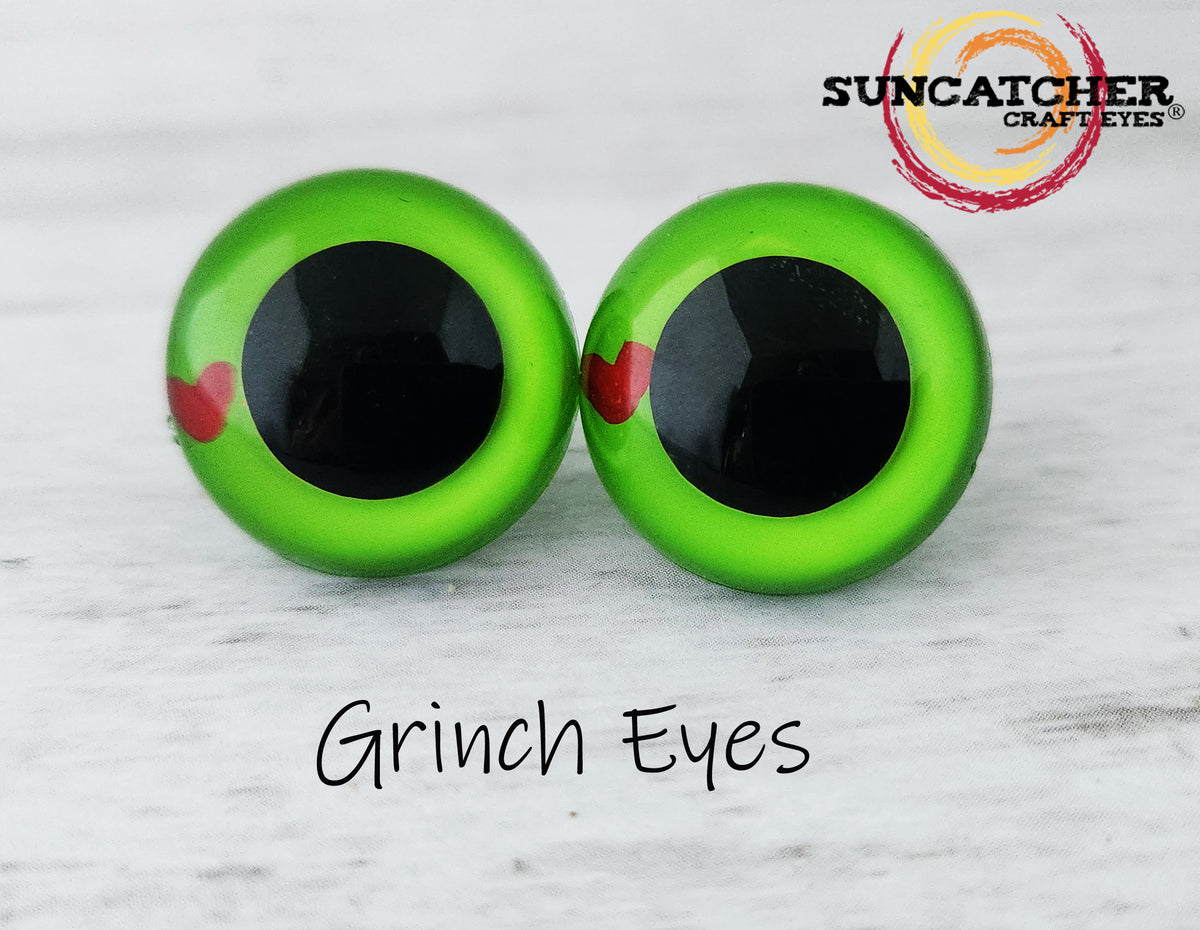Grinch Craft Eyes by the Pair – Suncatcher Craft Eyes