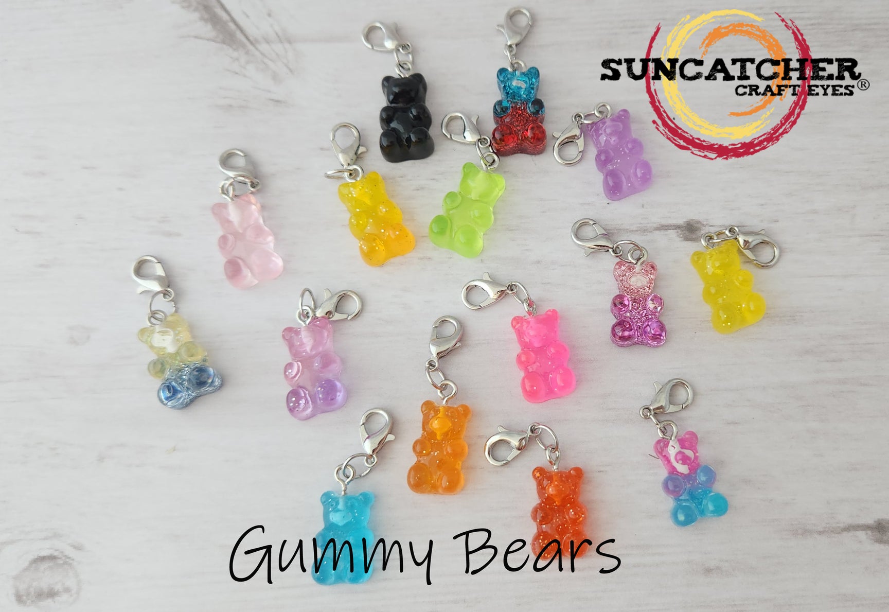 Gummy Bear Stitch Marker – Suncatcher Craft Eyes